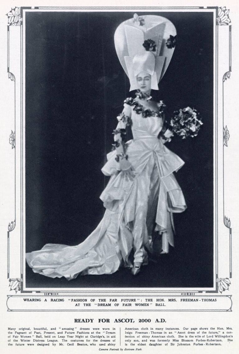 Mrs. Freeman-Thomas by Beaton – un regard oblique